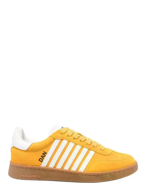 Dsquared2 Boxer Leather Sneakers - Yellow