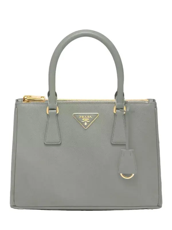 Prada Medium Galleria Leather Tote Bag - Grey