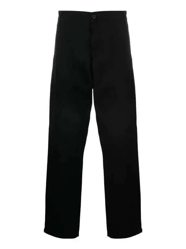Carhartt Work In Progress Calder Mid-rise Wide-leg Trousers - Black