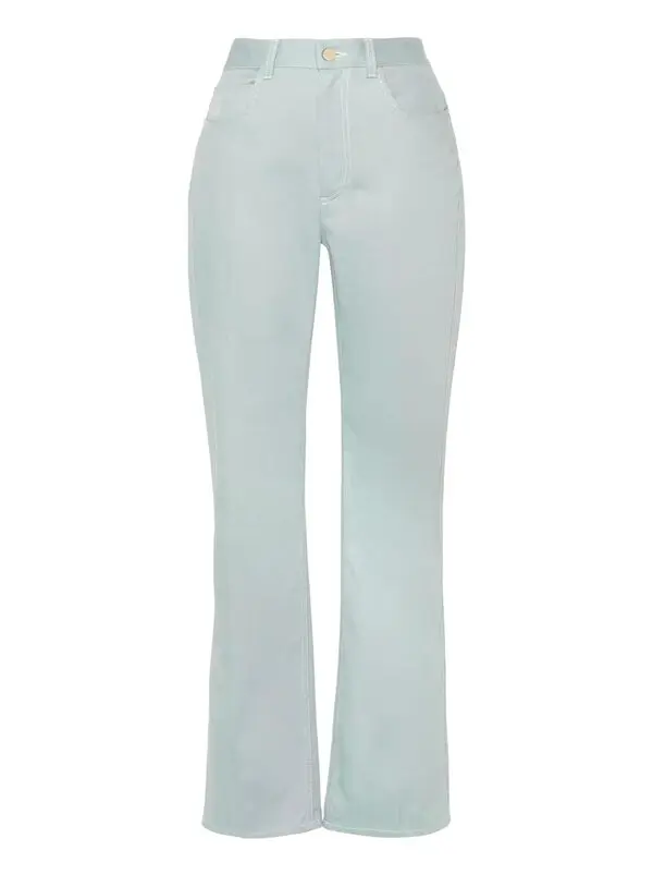 Fendi High-rise Straight-leg Jeans - Blue