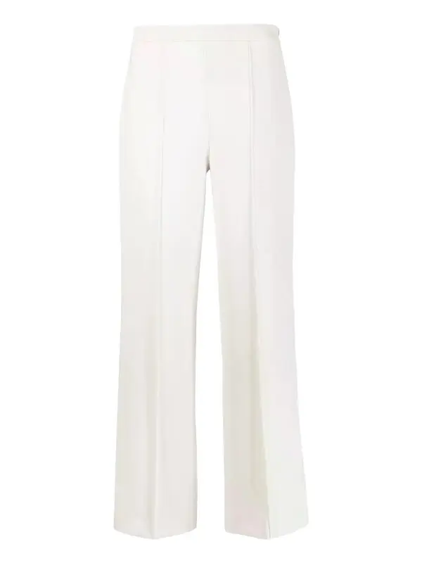 Max Mara Knitted Flared Trousers - Neutrals