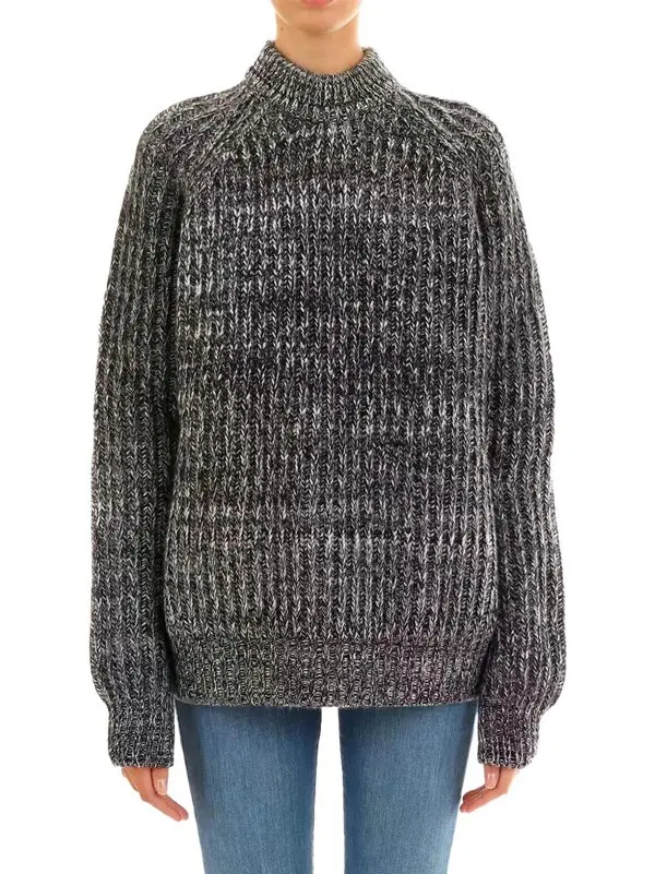 Plan C Mélange-effect Sweater - Grey