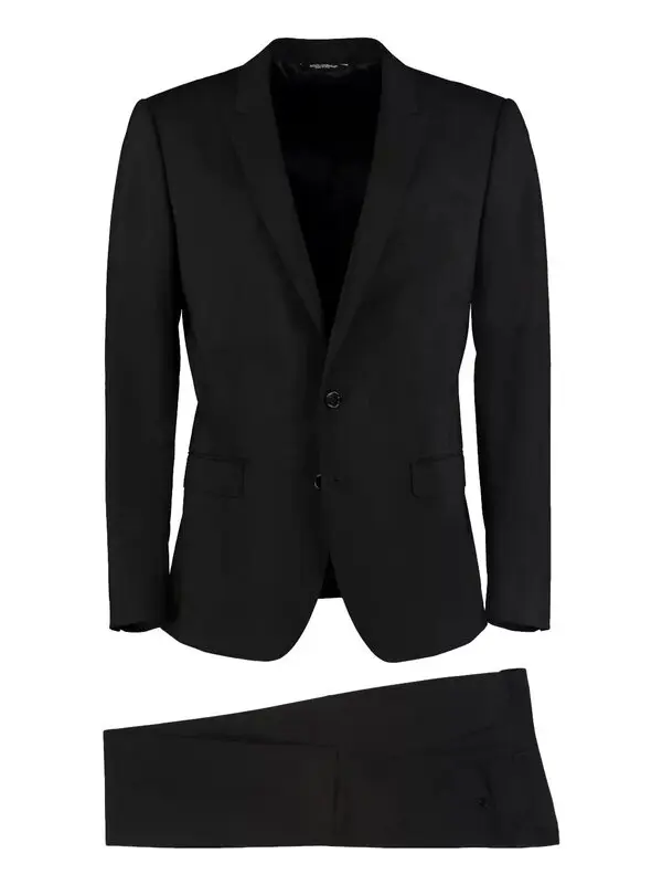 Dolce & Gabbana Martini-fit Single-breasted Suit - Black
