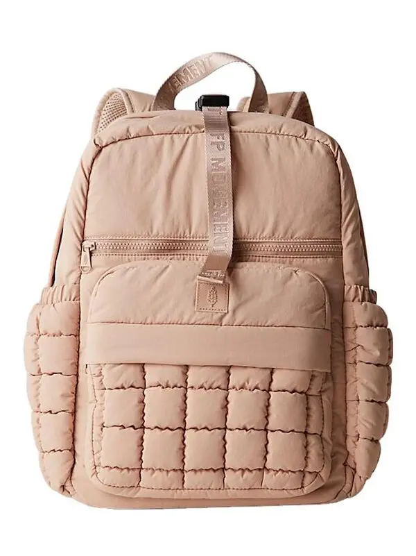 Free People Quilted Backpack - Off White