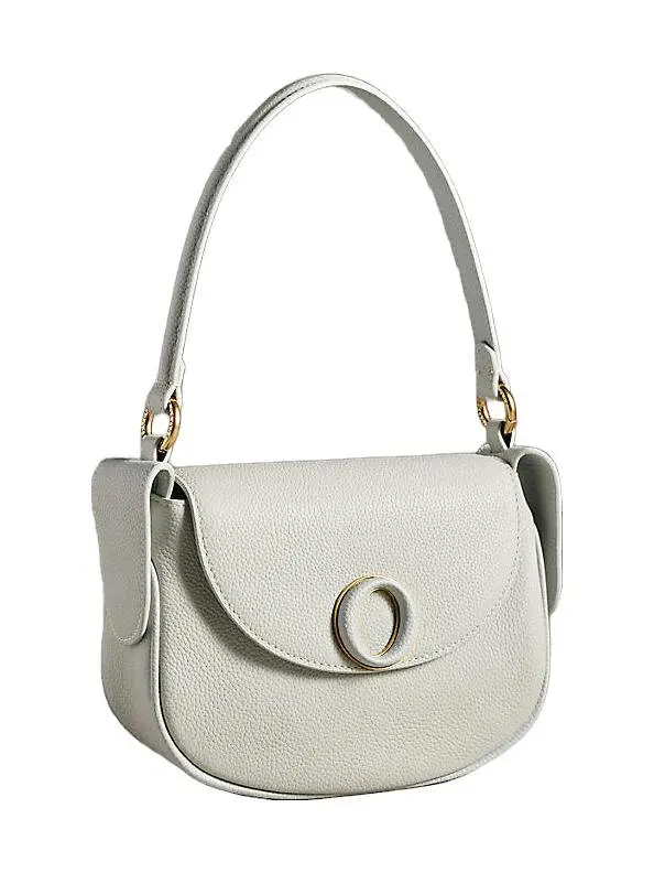 BOB ORÉ Mako Leather Shoulder Bag - Light Blue