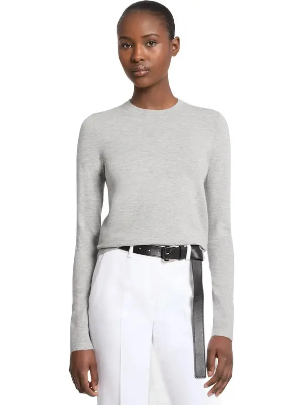 Michael Kors Stretch Viscose Long-sleeve Shirt - Grey