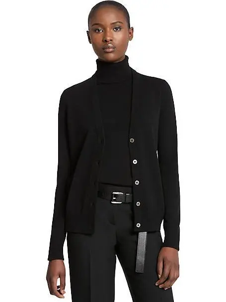 Michael Kors Cashmere Cardigan - Black