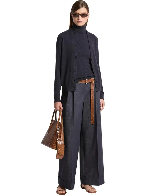 Michael Kors Cashmere Cardigan - Blue