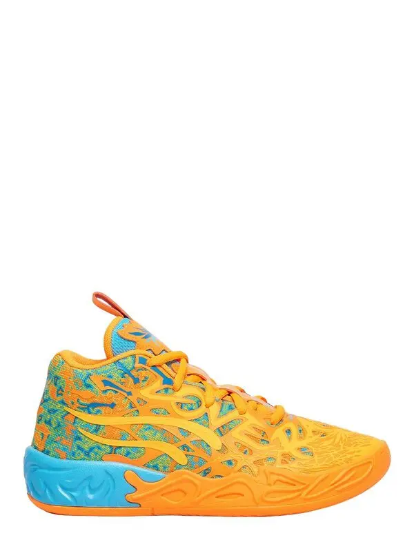PUMA Lamelo Ball Mb.04 Graffiti Sneakers - Bright Aqua/heat Fire/yellow