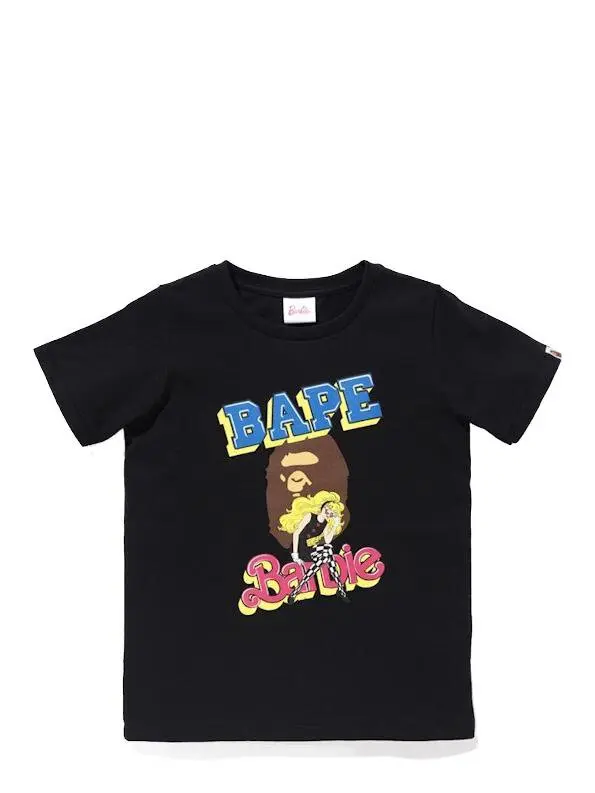 A BATHING APE X Barbie Tee - Black