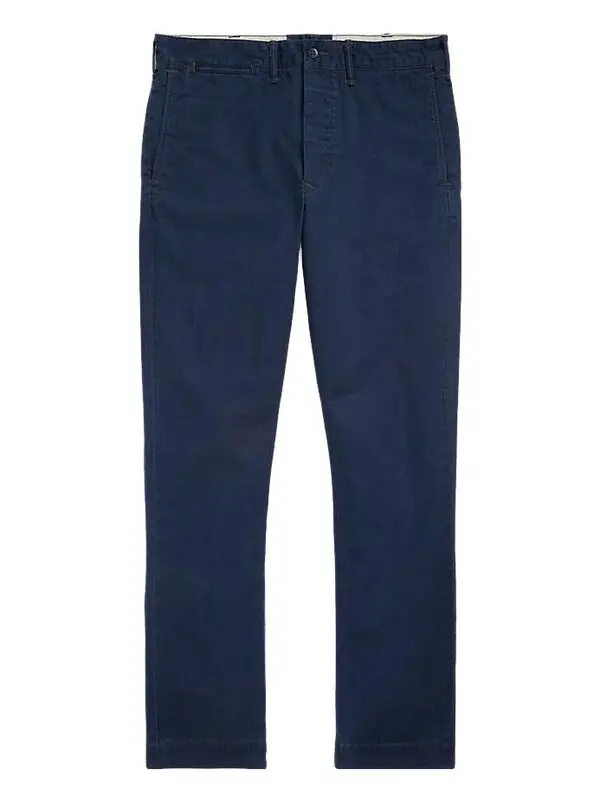 Ralph Lauren Slim Fit Herringbone Twill Pant - Worth Navy
