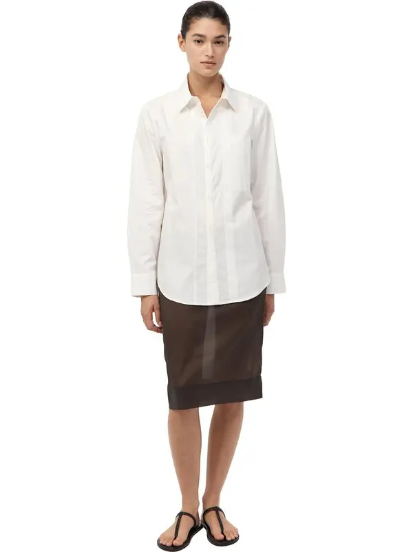 ST AGNI Tie Back Shirt - Off White