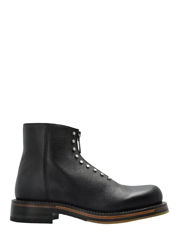 Alexander McQueen Stud-embellished Boots - Black