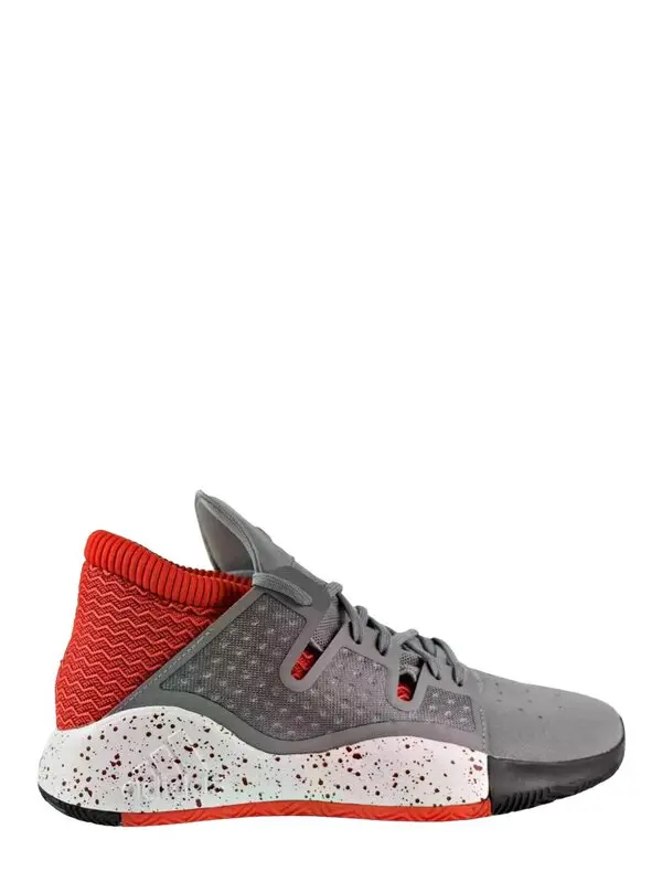 Adidas Pro Vision Collegiate Burgundy Sneakers - Grey