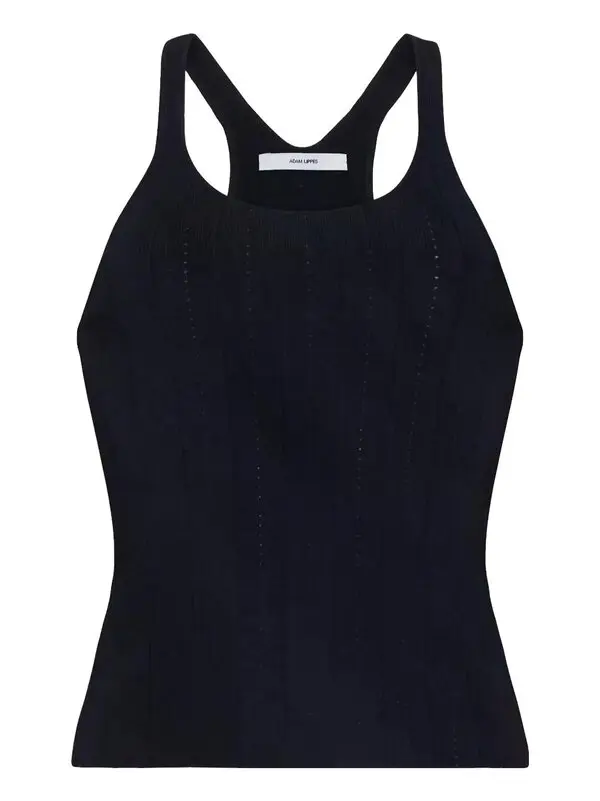Adam Lippes Sleeveless Tank Top - Black