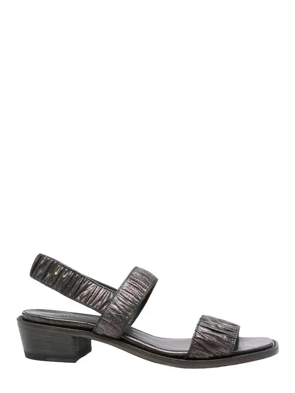 PANTANETTI Metallic Sandals - Grey