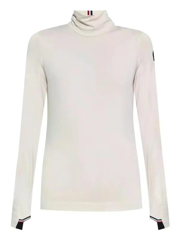 Moncler Logo-appliqué Sweater - Neutrals