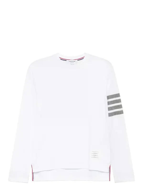 Thom Browne Bar T-shirt - White