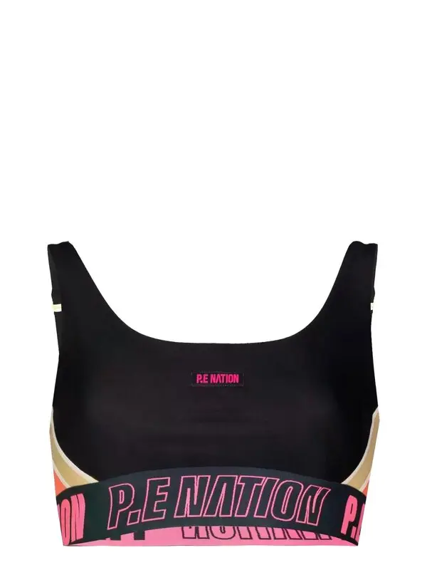 P.E Nation Left Field Sports Bra - Black
