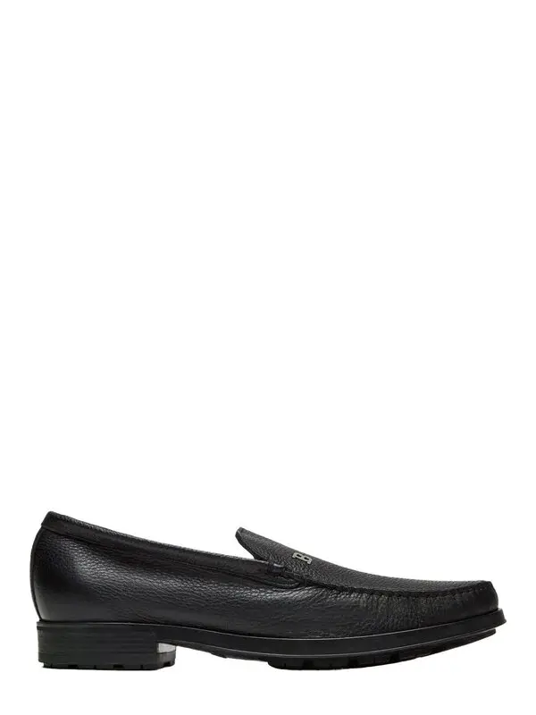 Bally Leather Loafers - Black