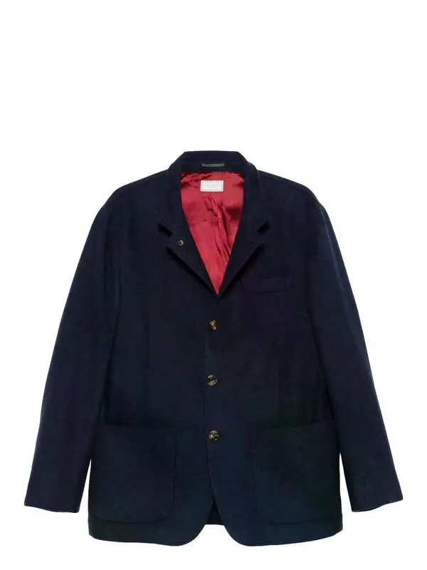 Brunello Cucinelli Single-breasted Blazer - Blue