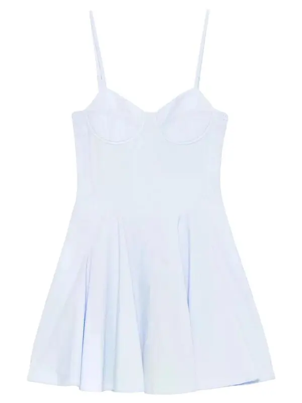 Maje Babydoll Mini Dress - Blue