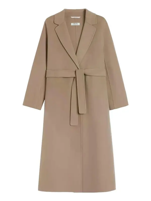 Max Mara Belted Wool Coat - Neutrals