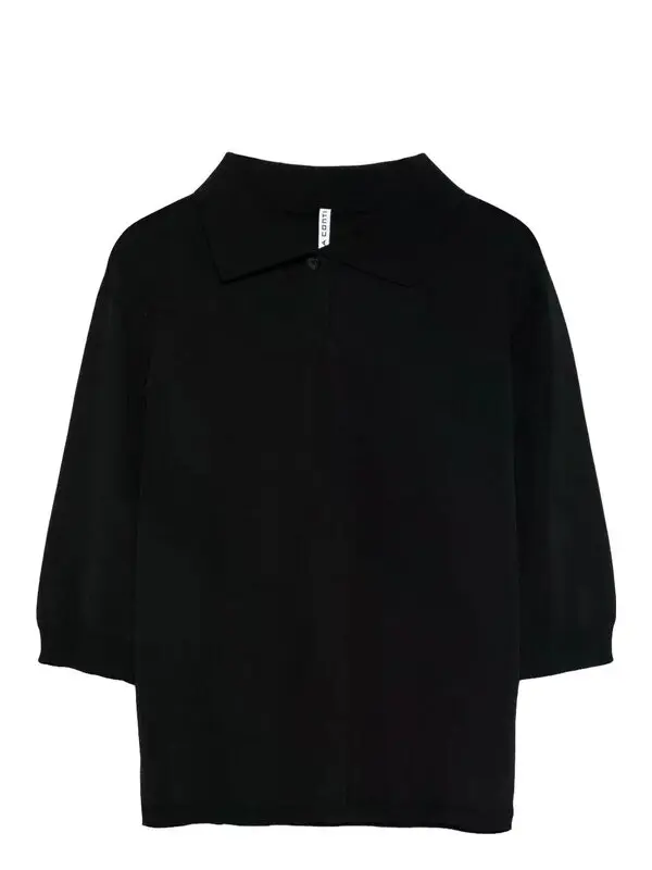 Liviana Conti Long Sleeve Top - Black