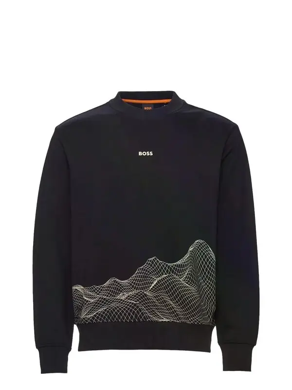 BOSS We Surface Sweatshirt - Black