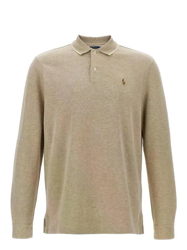 Polo Ralph Lauren Long-sleeve Polo Shirt - Neutrals