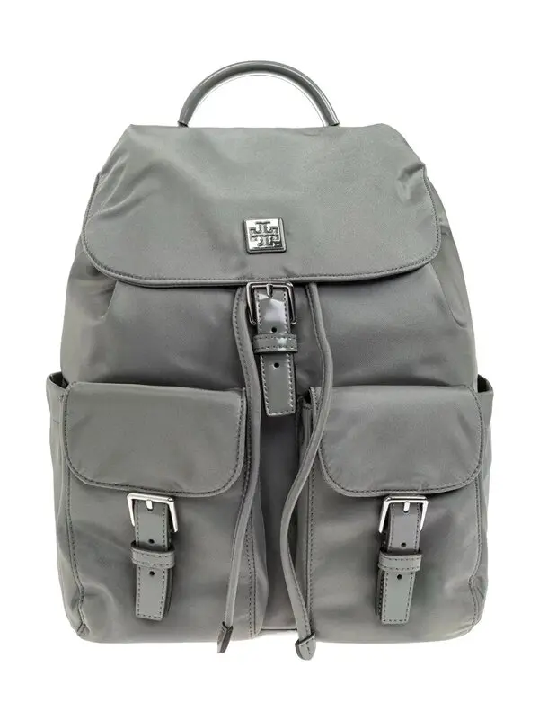 Tory Burch Drawstring Backpack - Grey