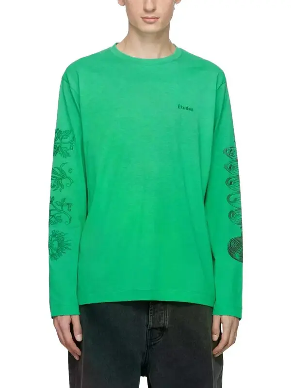 Études Studio X Batia Suter Wonder Graphic-print Long-sleeve T-shirt - Green