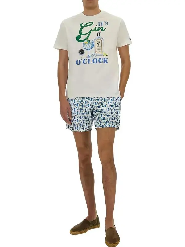 MC2 SAINT BARTH Graphic-print T-shirt - White