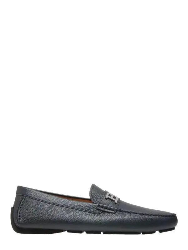 Bally Leather Loafers - Blue