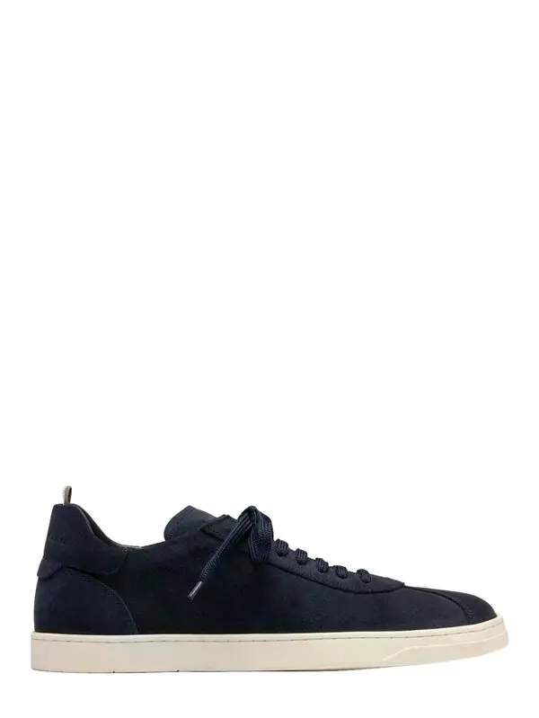 Officine Creative Karma Suede Lace-up Sneakers - Blue