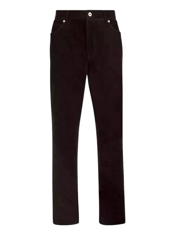 FERRAGAMO Corduroy Trousers - Brown