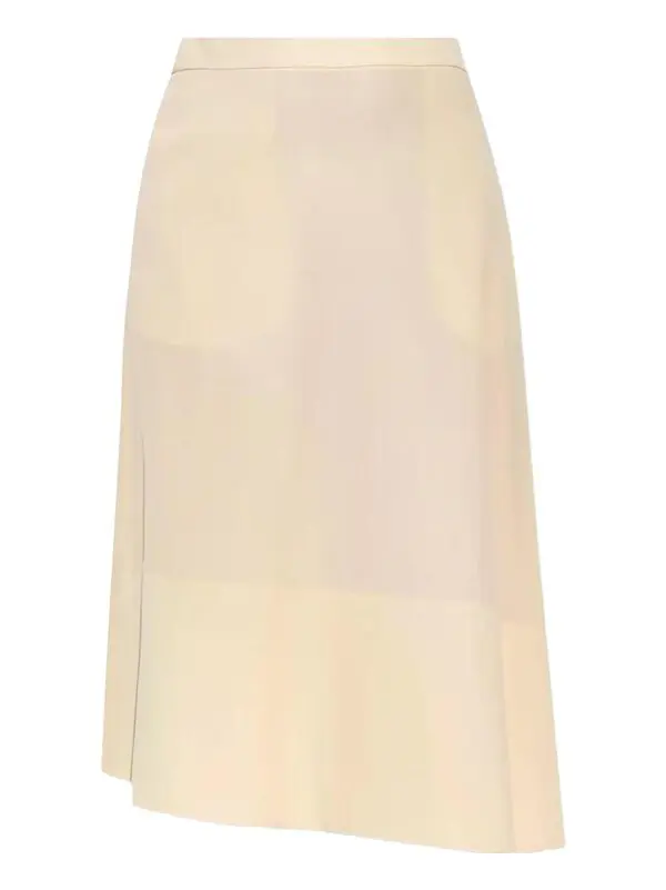 JIL SANDER Asymmetric Midi Skirt - Neutrals