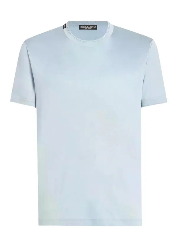 Dolce & Gabbana Silk T-shirt - Blue