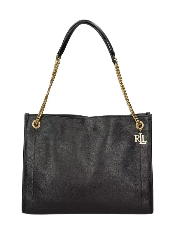 Ralph Lauren Leather Tote Bag - Black