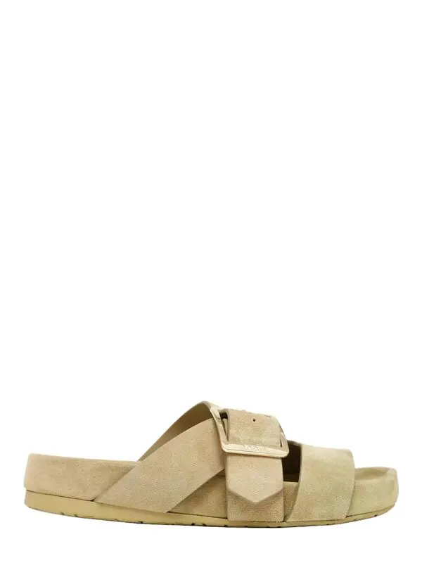 Loewe Buckle Strap Sandals - Neutrals