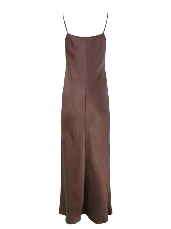 Vince Satin Slip Dress - Brown