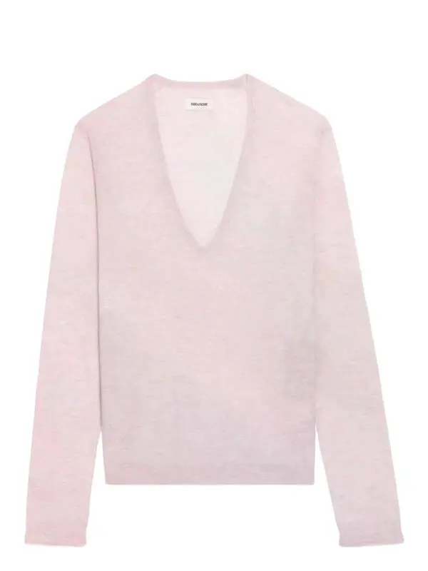 Zadig&Voltaire V-neck Knitted Jumper - Pink