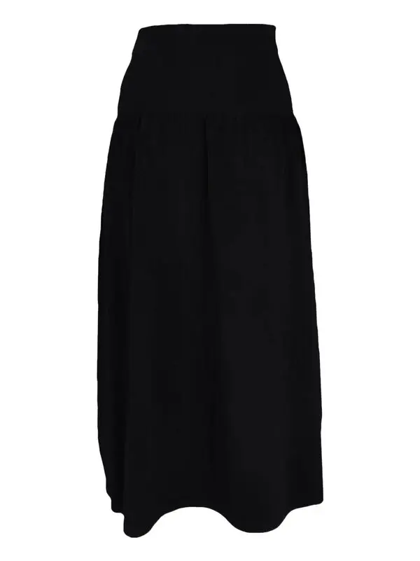 Vince Drop-waist Maxi Skirt - Black