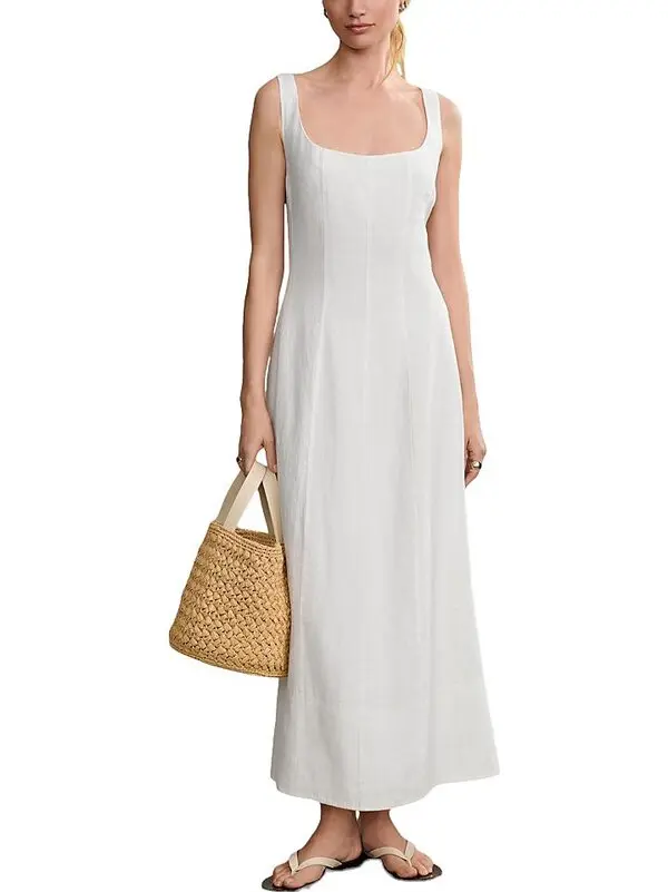 Jenni Kayne Kinney Linen Dress - Ivory