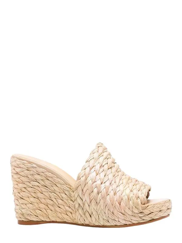 CastaÑer Jenna Wedged Mules - Neutrals