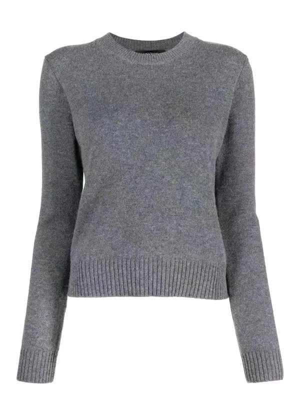 LISA YANG Crew Neck Cashmere Jumper - Grey