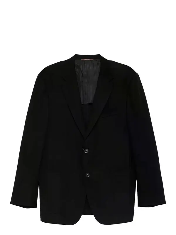 Canali Wool Blazer - Black