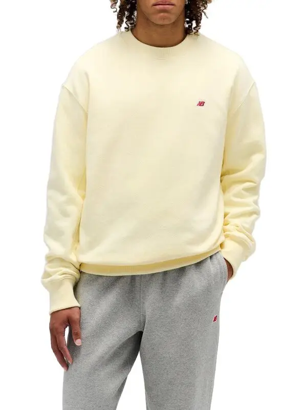 NEW BALANCE Cotton Crewneck Sweatshirt - Dawn Glow