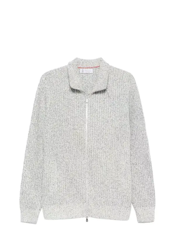 Brunello Cucinelli Virgin Wool-blend Sweatshirt - Grey