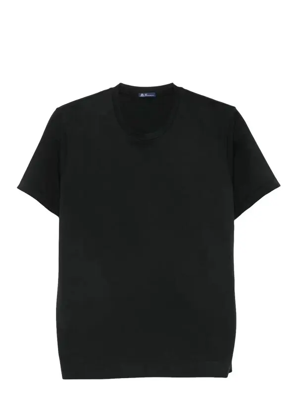 FINAMORE 1925 Cotton Polo Shirt - Black